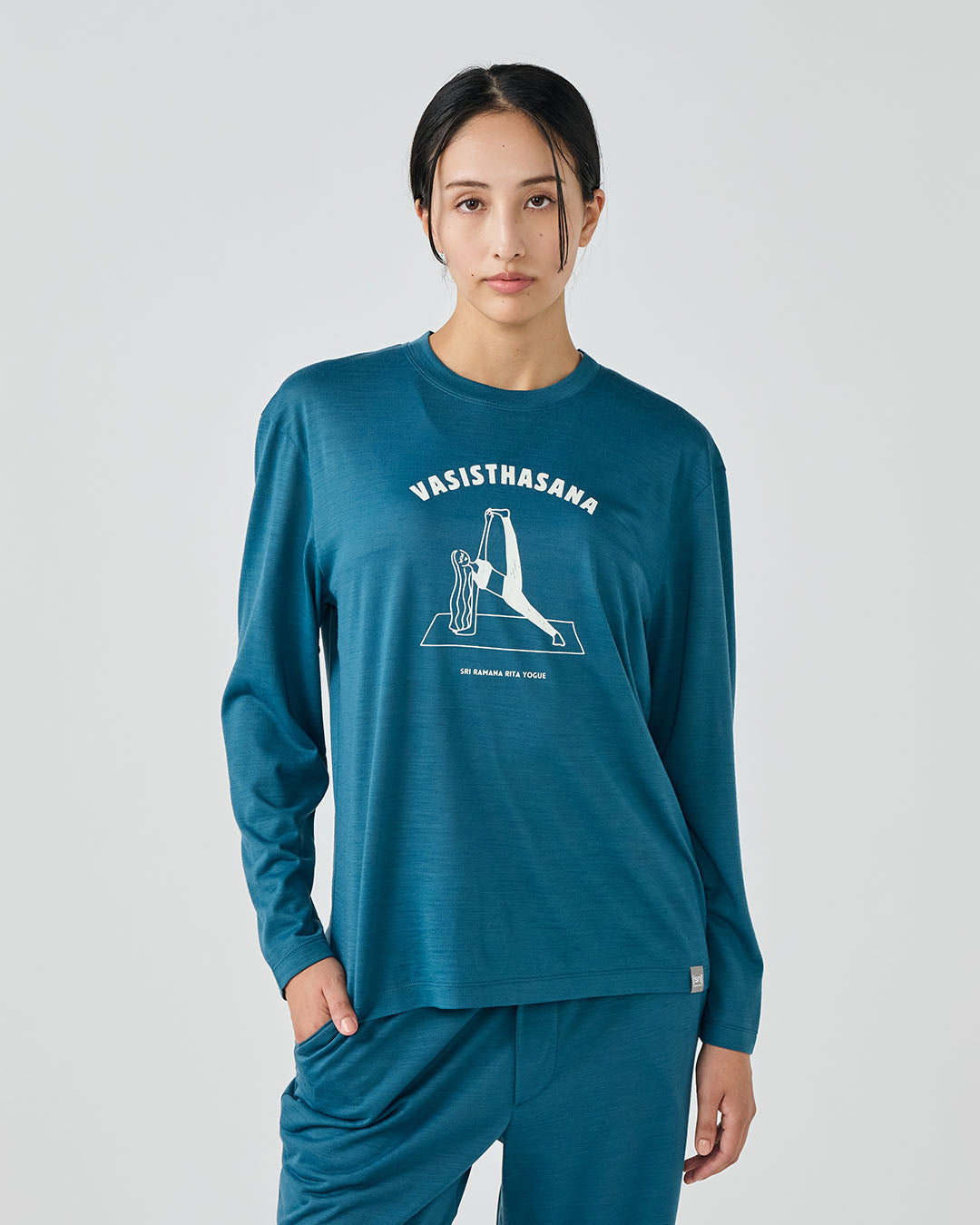 SRI.RAMANA.RITA .YOGUE×[sn] プリント ロングスリーブTシャツ – SNJ STORE